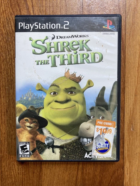 SHREK THE THIRD PS2 Black Label CIB Complete Playstation 2 Tested Clean ...