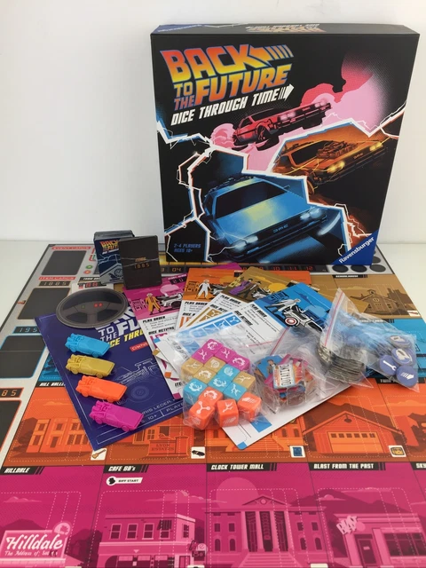 RAVENSBURGER BACK TO The Future Dice Through Time Board Game, Complete ...