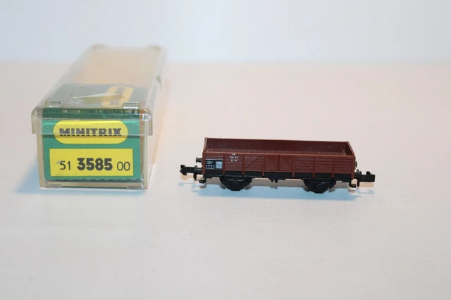 TRIX SPUR N Minitrix: Offener Güterwagen Typ EL 32 der DB, Trix-Box ...