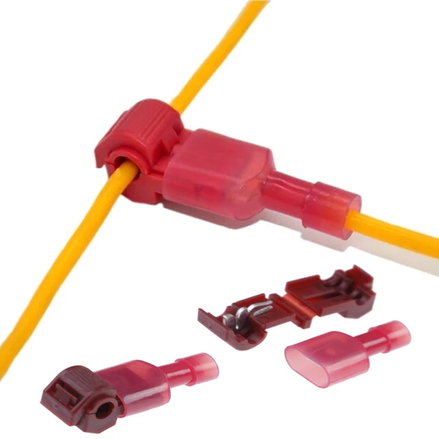 30X WIRE CABLE Connectors Terminals Crimp Quick Splice 0.5Mm-6Mm Kit=AJ ...