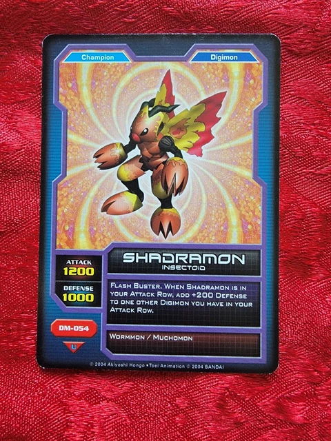 BANDAI DIGIMON CCG (Series Eternal Courage) Shadramon DM-054 £1.40 ...