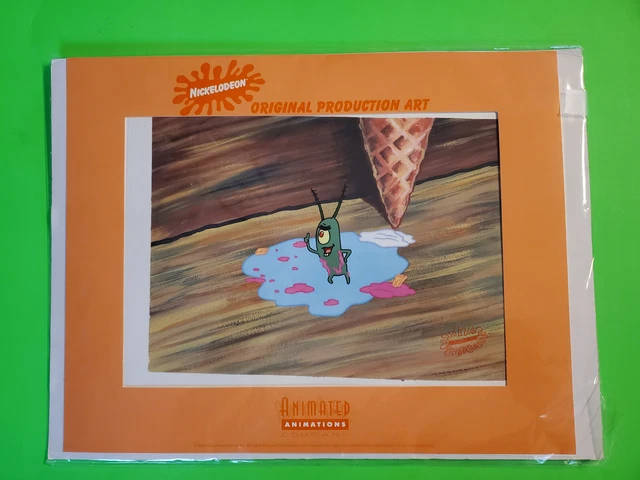 SPONGEBOB SQUAREPANTS ORIGINAL Production Cel Cell Animation Art Nm £ ...