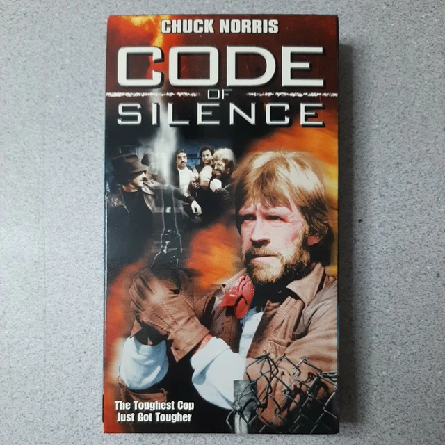 CODE OF SILENCE (VHS 1985) VCR Video Tape Movie Chuck Norris £2.68 ...
