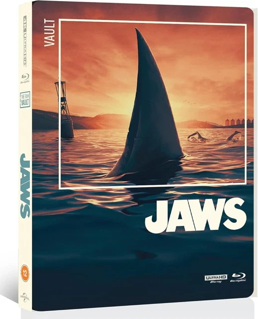 JAWS (1975) : 4K UHD + Blu-ray UK Film Vault STEELBOOK Limited Edition. *Presale EUR 59,20 ...
