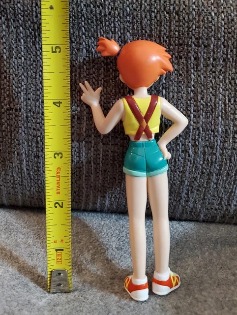 1998 VINTAGE POKEMON Misty Figure 5” Tomy Nintendo Trainer PVC Anime ...