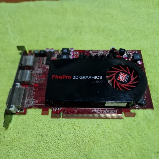 ATI FIREPRO V4800 1 GB DVI Dual Display Port PCI-Express 3D Video ...