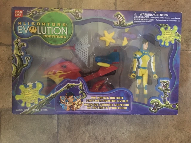 ALIENATORS EVOLUTION BANDAI ira kane's mutant catcher fighter cycle $58 ...