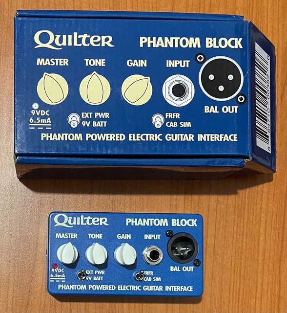 QUILTER PHANTOM BLOCK Pre Amp/Cab Sim Pre Amp e DI per chitarra ...