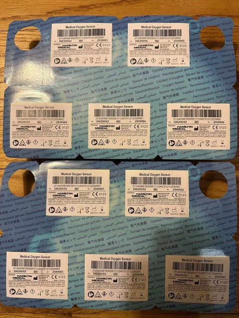 HAMILTON VENTILATOR OXYGEN Sensor PN 396200/02 -with New Date-OEM $499. ...