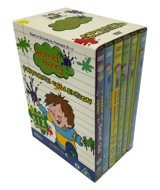 HORRID HENRY FAVOURITE Collection 6 DVD Boxset Region 2 UK CITV - A139 ...
