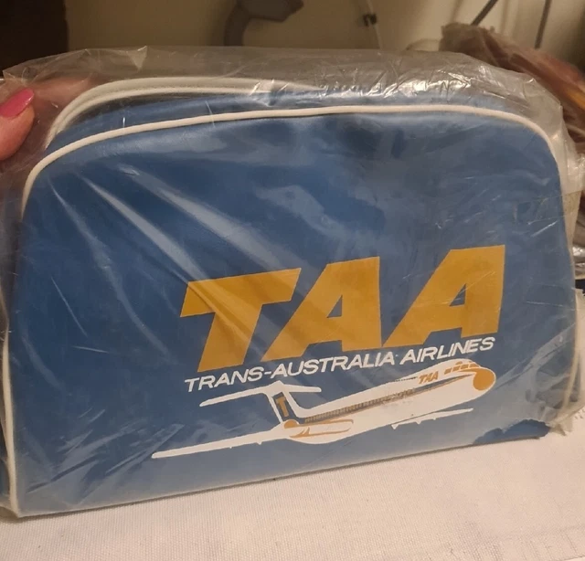 VINTAGE STYLE TAA Carry Bag. 1970s. Great for the Collector Travel ...