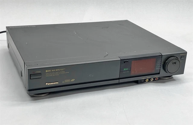 PANASONIC AG-1960 MULTIPLEX Hi-fi Jog/Shuttle VCR S-VHS Video Cassette ...