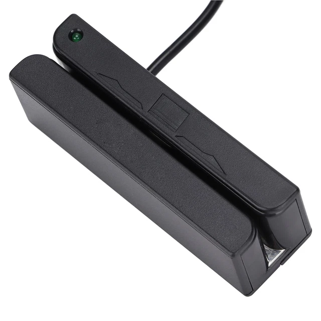 CREDIT CARD READER USB Interface MSR Card Reader Wide Compatibility For ...