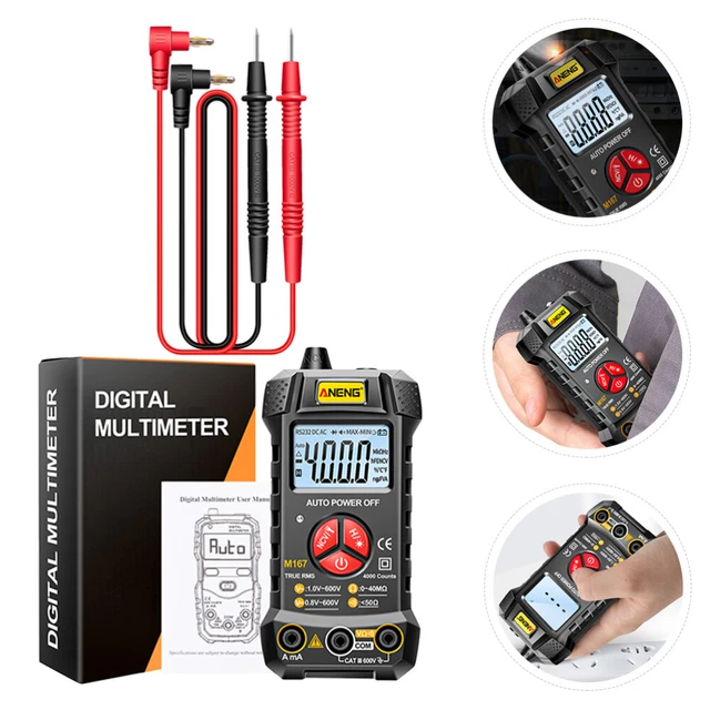 DIGITAL ELECTRICAL TESTER Practical Multitester Digital Tester Meter ...