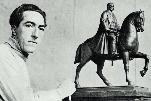 ALFRED HARDIMAN SCULPTOR Lord Haig Statue 1929 Photo Article L693 £15. ...