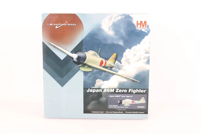 HOBBYMASTER HA8805 1:48 Scale Japan A6M Zero Fighter, Type 21, "Saburo ...
