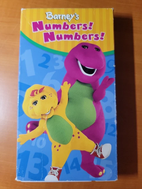 BARNEY NUMBERS NUMBERS VHS Video Tape Purple Dinosaur 2004 HIT ...
