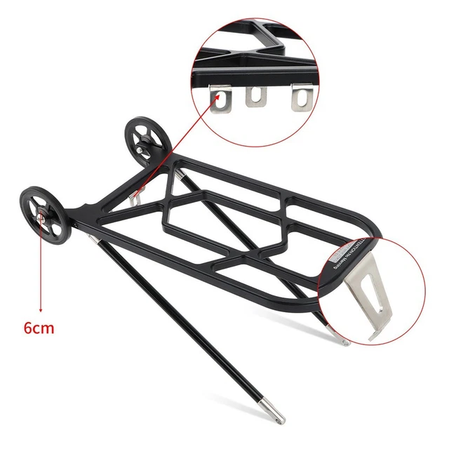 REAR CARGO RACK Bike Cargo Accessory 30x14cm Rack Size 60MM Wheel Size £70.76 - PicClick UK