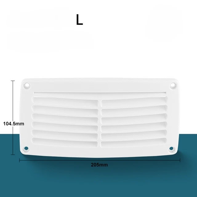 ABS MARINE VENT Grille with Angled Louvers for Privacy Protection on ...