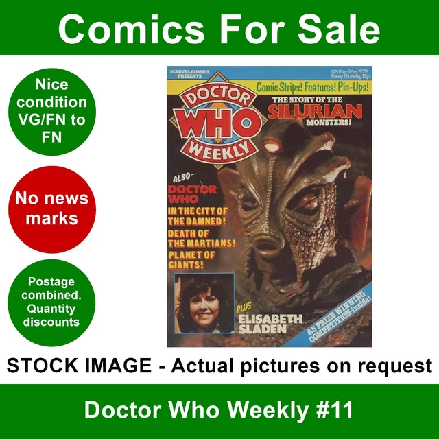 DOCTOR WHO WEEKLY #11 comic - VG/FN clean 26 Dec 1979 - Marvel UK EUR 5 ...