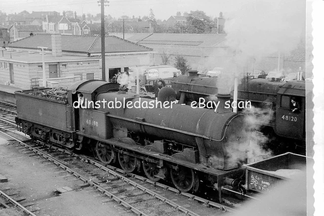 RAILWAY NEGATIVE: LMS Lnwr 7F 0.8.0 48898 @ Leighton Buzzard 1959 £4.99 - PicClick UK