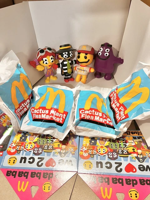 Mcdonalds Cactus Plant Flea Market Adult Happy Meal Toys 2022 Complete