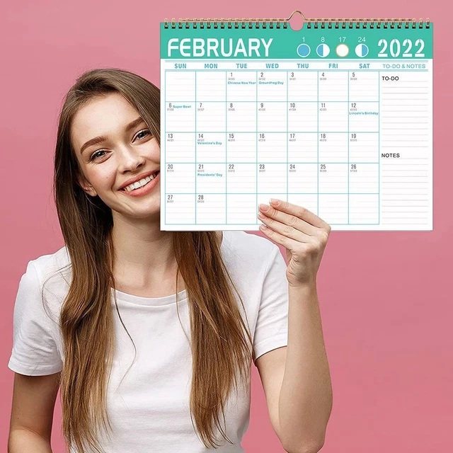 TAKE NOTES COUNTDOWN Schedule Wall-mounted Calendar Calendars Hanging ...