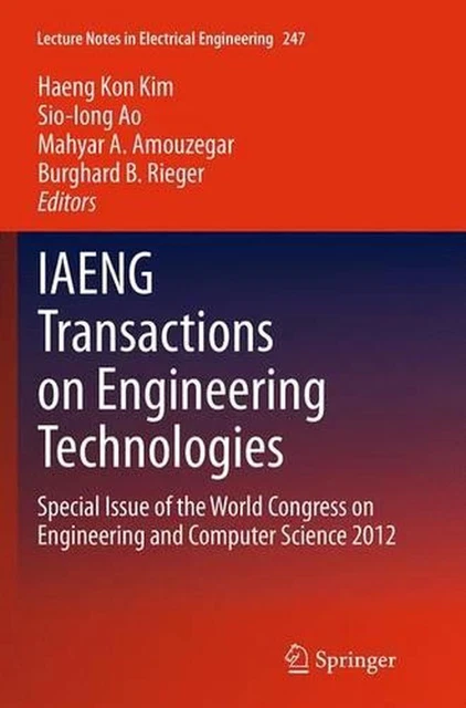 IAENG TRANSACTIONS ON Engineering Technologies: Special Issue of the ...