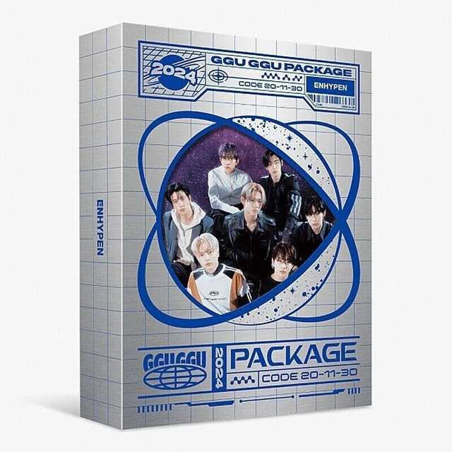 ENHYPEN 2024 GGU GGU PACKAGE/2 Buch+Foto Set+Karte Set+Sticker+Key Ring ...