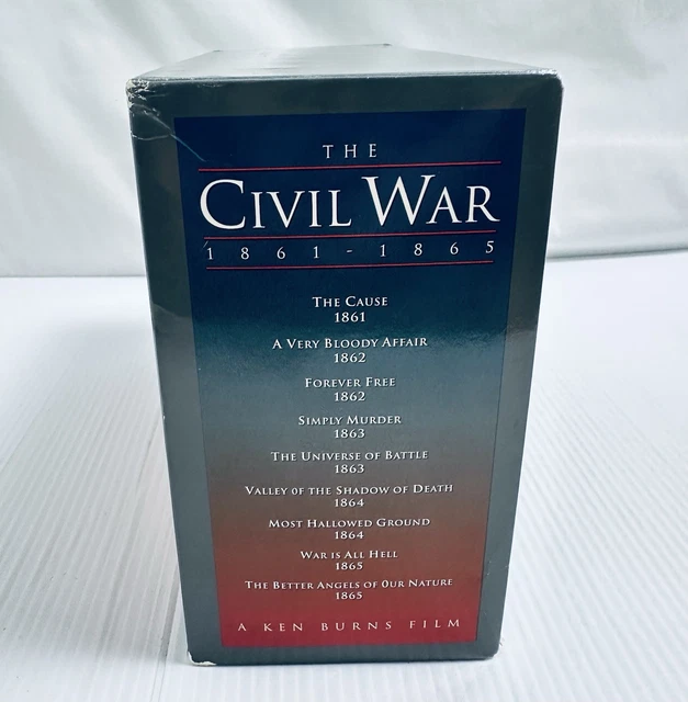 THE CIVIL WAR Ken Burns 9 VHS Tapes PBS Home Video 1861 - 1865 £14.40 ...