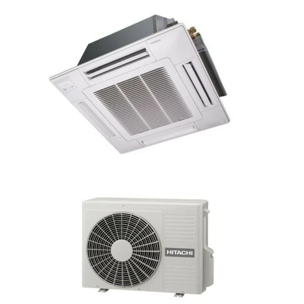 CLIMATISEUR HITACHI CASSETTA La 4 Voies Monosplit 9000 Btu ...