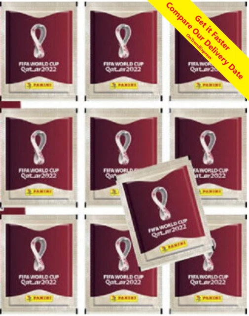 10 X PANINI 2022 FIFA World Cup Qatar Soccer Sticker Collection Sealed ...
