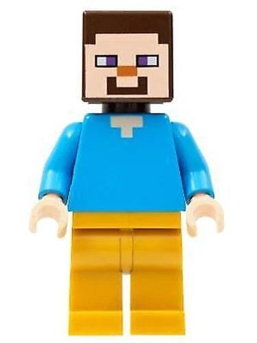 LEGO MINECRAFT STEVE Avec Doré Jambes Mini Figurine De 21162 EUR 13,92 ...