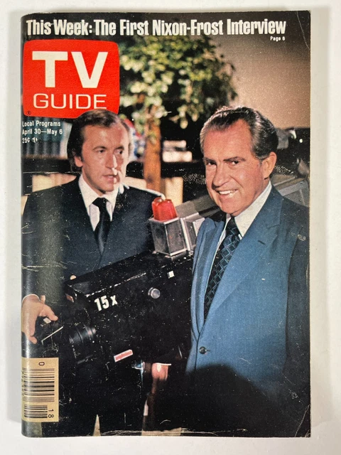 1977 TV GUIDE Richard Nixon David Frost NY Metro Edition £5.22 ...