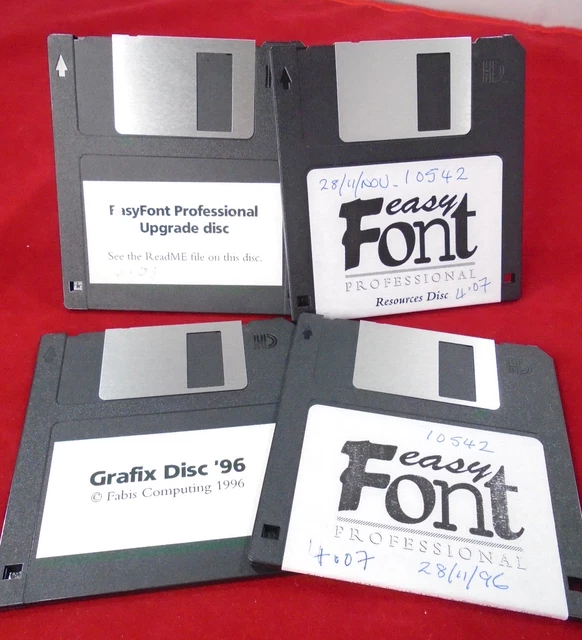 EASYFONT PROFESSIONAL FONT Management Software for RISC OS, 3.5" disc ...