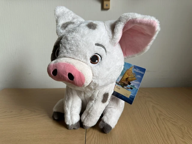 DISNEY PARKS STORE Moana Pua Pig Sitting Plush Soft Toy With Tags New £ ...
