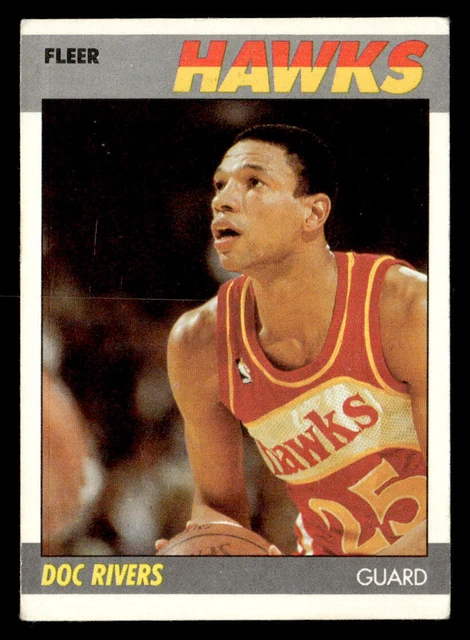 1987-88 FLEER #92 Doc Rivers Card Atlanta Hawks EUR 1,64 - PicClick FR