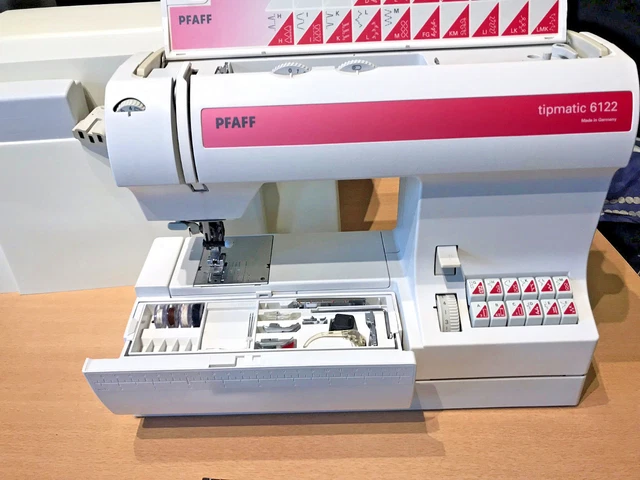 NÄHMASCHINE PFAFF TIPMATIC 6122 IDT EUR 221,00 - PicClick DE