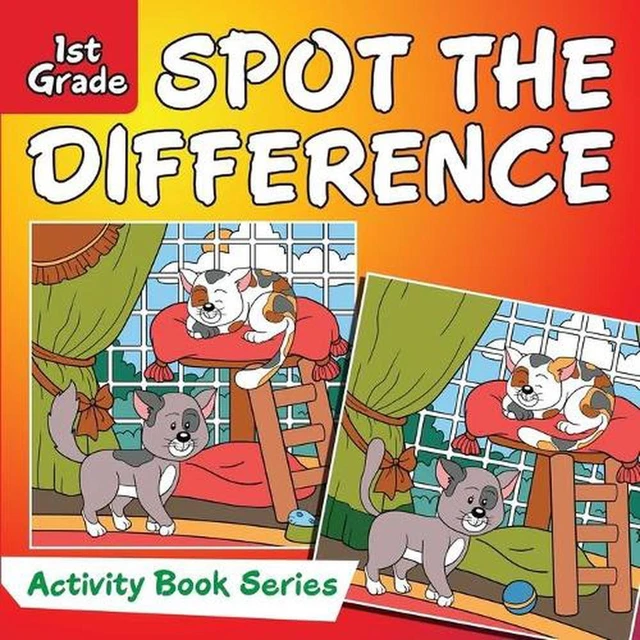 SPOT THE DIFFERENCE: 1st Grade Activity Book Series by Baby Professor ...