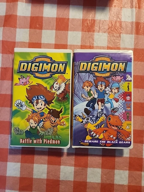 DIGIMON VHS LOT Battle With Piedmon, Black Gears Vol. 3 £3.90 - PicClick UK