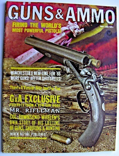 GUNS & AMMO May 1965 Howdah Pistol Winchester Rifles Thell Reed ...