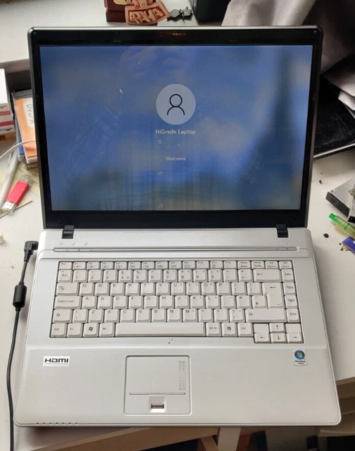 HIGRADE CLEVO M76TUN Laptop NVidia Windows 11 Cam DVD SSD BT Office ...