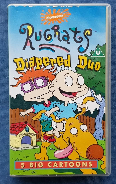 RUGRATS VHS DIAPERED Duo Nickelodeon 90s Animated 5 Cartoons TESTED ...