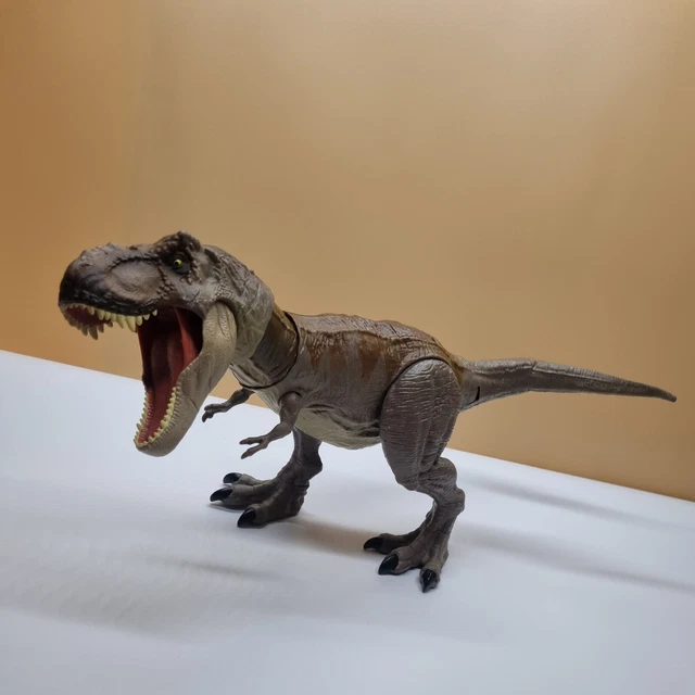 JURASSIC WORLD T-REX - Bite 'n Fight - Dino Rivals Tyrannosaurus Mattel ...
