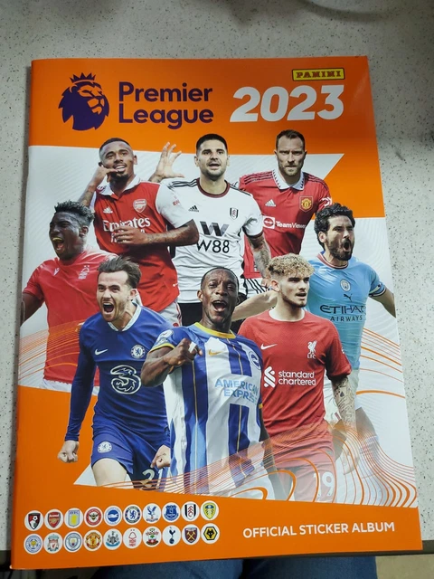 PANINI PREMIER LEAGUE 2023 sticker album Plus Tin And X 207 Stickers £6 ...