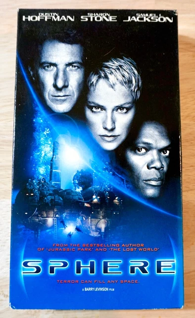 SPHERE (VHS, 1998) Dustin Hoffman, Sharon Stone, Samuel L. Jackson $0. ...