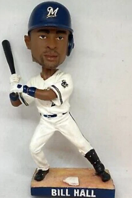 2007 BILL HALL Milwaukee Brewers Baseball Bobblehead SGA NEUF DANS SA ...