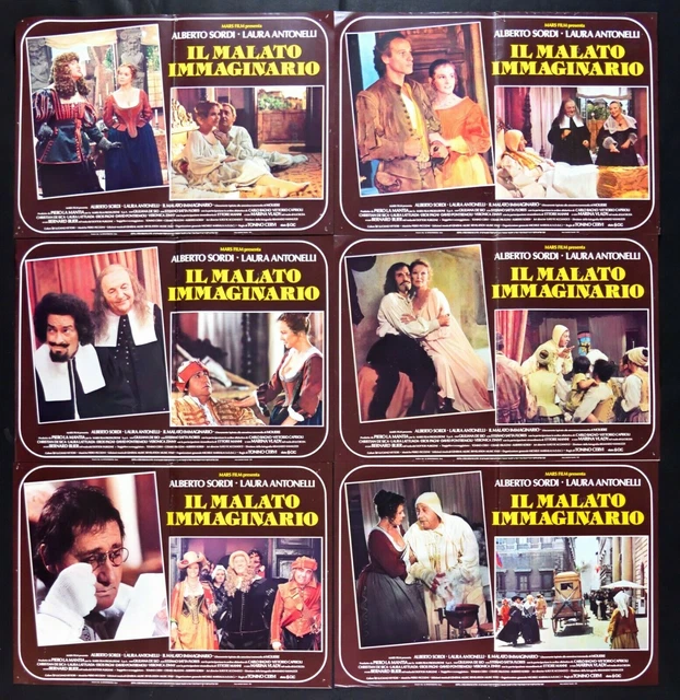 FOTOBUSTE IL MALATO IMMAGINARIO alberto sordi laura antonelli cervi ...