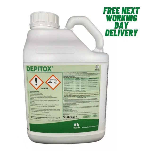 DEPITOX 5L SELECTIVE Weed Killer - Great At Controlling Ragwort £54.95 ...