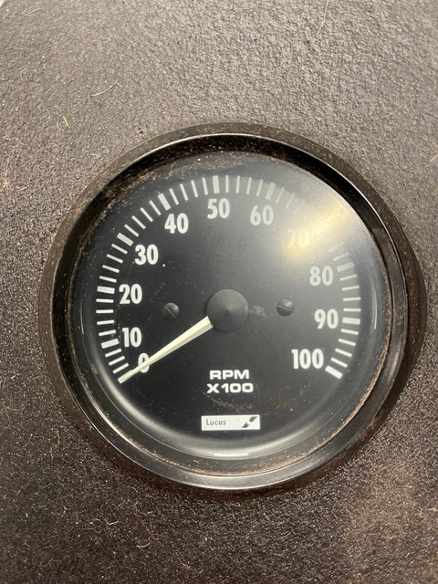 CLASSIC MINI LUCAS Rev Counter RPM Gauge RARE GOES UP TO 10,000 RPM! £ ...